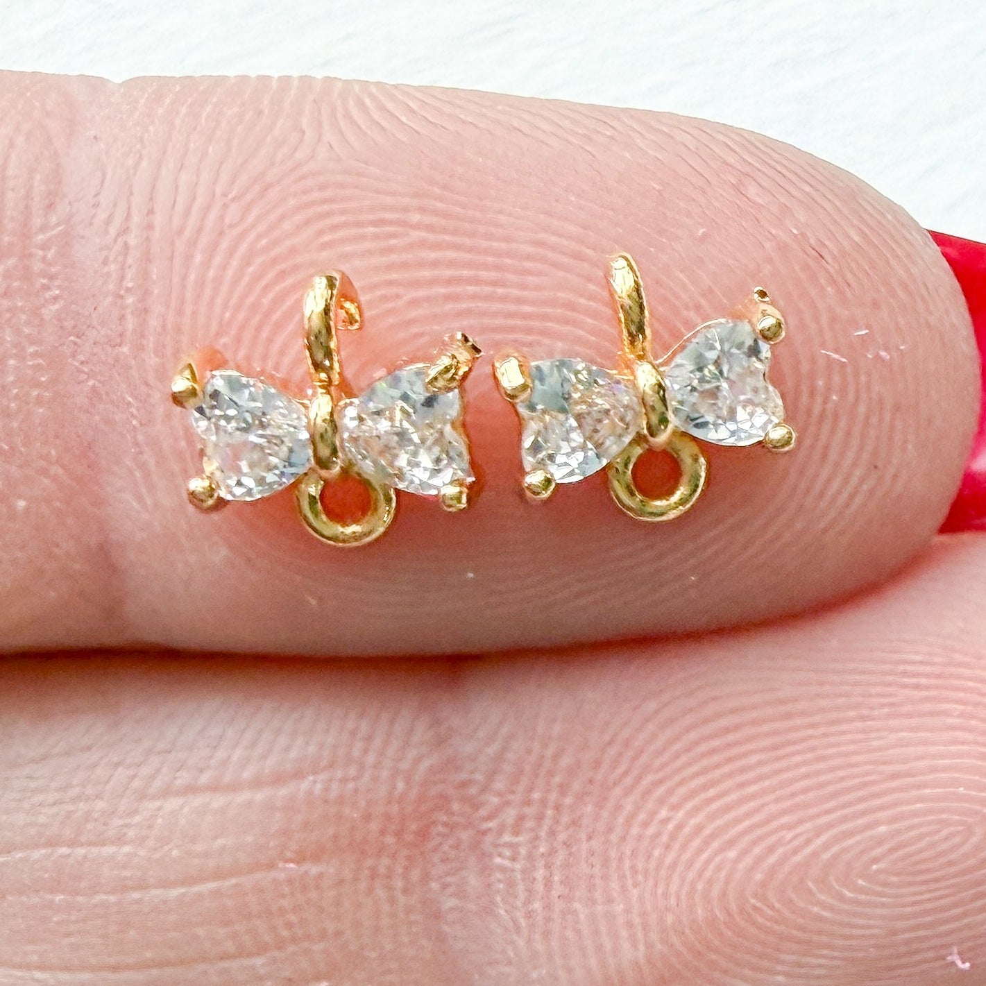 Baby CZ Gem Connectors - 10 PIECES - December 2025 Launch – Maverlydesigns